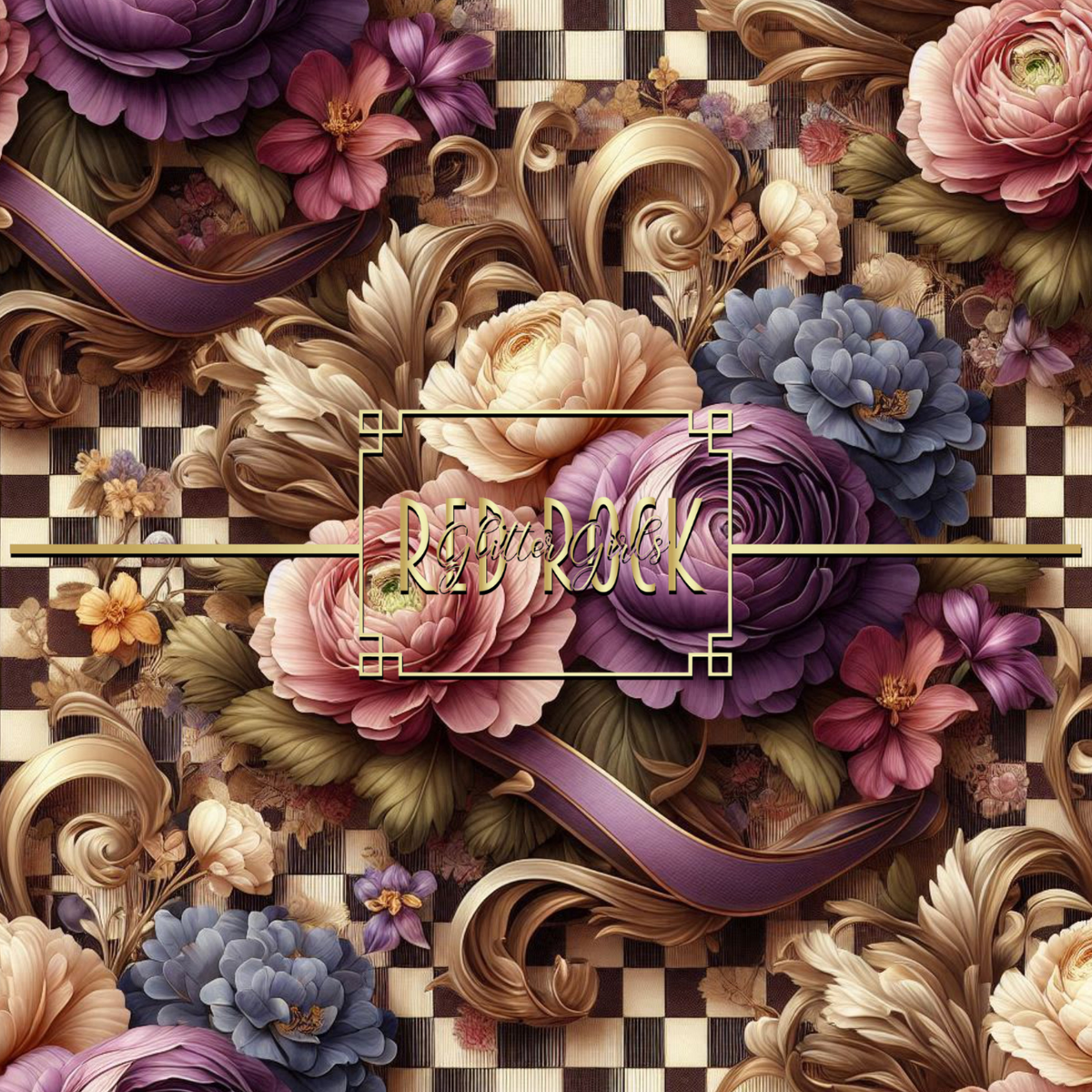 THE BRAVO CHECKERBOARD FLORAL COLLECTION – Red Rock Glitter Girls