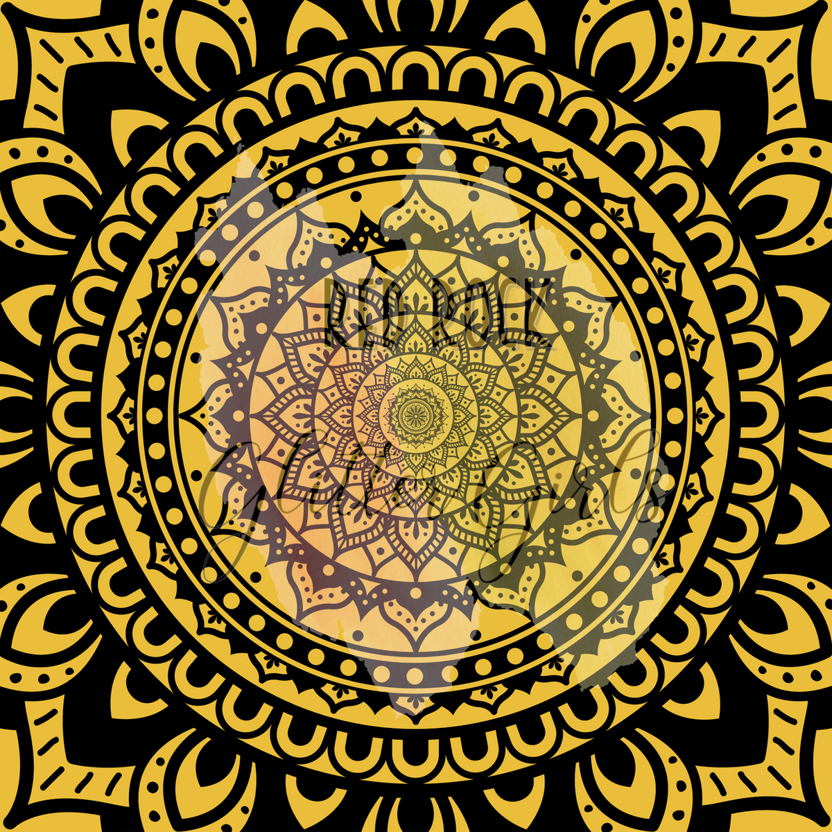 Black & Yellow Mandela #2 – Red Rock Glitter Girls