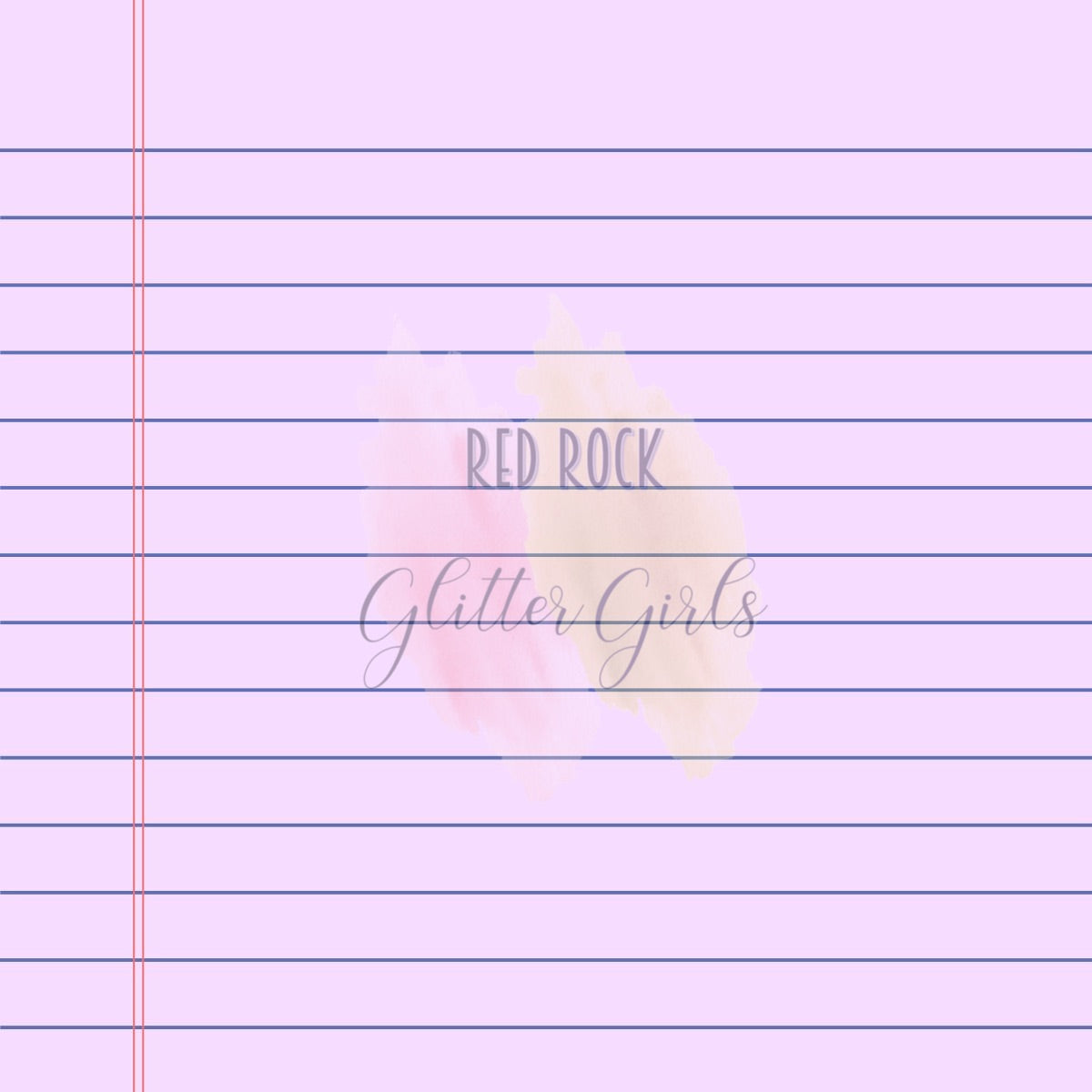 Purple Notebook Paper – Red Rock Glitter Girls