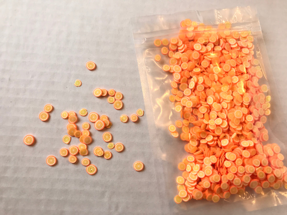 Polymer Clay Orange Slices – Red Rock Glitter Girls